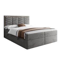 KONTINENTALBETT AURORA 140x200 mit Bettkasten Royal Velvet 250