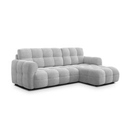ECKSOFA MELLOW 3-Sitzer, hellgrau