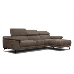 ECKSOFA FIERO 4-Sitzer, dunkelbraun