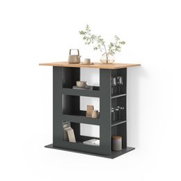 BARTISCH Regusa Goldkraft Eiche/Anthrazit 110 x 65 cm