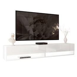 H&Auml;NGESCHRANK TV-M&ouml;bel CALANTE 180 cm mit LED-Beleuchtung