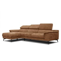 ECKSOFA FIERO 4-Sitzer, braun