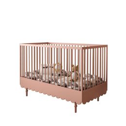 KINDERBETTCHEN BABUSHKA ohne Matratze, Nat&uuml;rlich Rosa