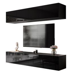 H&Auml;NGENDE WOHNWAND COLGANTE mit LED Beleuchtung