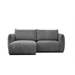 ECKSOFA TAUER 3-Sitzer, dunkelgrau