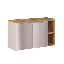 WASCHTISCHUNTERSCHRANK 100.4cm Riva Kaschmir und Holz