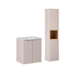 BADM&Ouml;BEL 50cm Riva 2er-Set Kaschmir