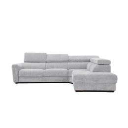 ECKSOFA CALVERA 5-Sitzer, hellgrau
