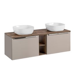 DOPPELWASCHTISCH 140cm &Eacute;ros Taupe