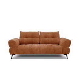 SOFA SALVINI 3-Sitzer, dunkelorange