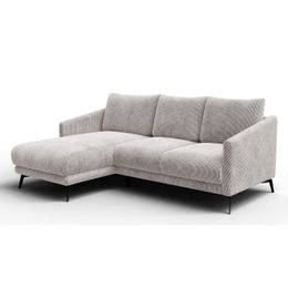 ECKSOFA VILT 3-Sitzer, perlwei&szlig;