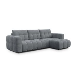 ECKSOFA CLOUDI 4-Sitzer rechts, dunkelgrau