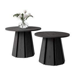 COUCHTISCHSET SILVA 2in1, Graphitschwarz