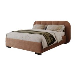 BETT AMARA 140x200 gepolstert mit Stauraum und Lattenrost, Royal Velvet 198