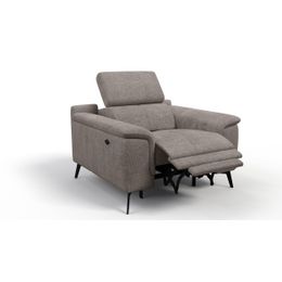SESSEL FIERO mit Relaxfunktion, taupe