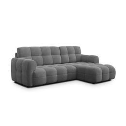 ECKSOFA MELLOW 3-Sitzer, grau