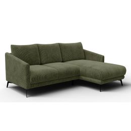 ECKSOFA VILT 3-Sitzer, olive