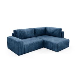 ECKSOFA Angela 4 Sitzpl&auml;tze Marineblau