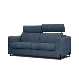 SOFA MEZO 3-Sitzer mit Schlaffunktion, dunkelblau