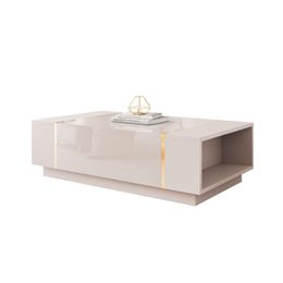 COUCHTISCH ONYX Kaschmir Hochglanz