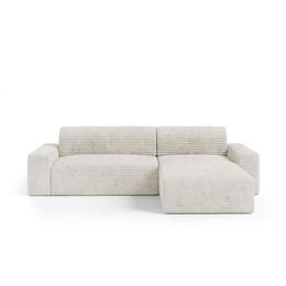 ECKSOFA Fabio 3 Sitzpl&auml;tze Wei&szlig;