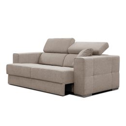 SOFA QUARTZ 3-Sitzer mit Ausziehsitz, taupe