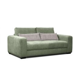 SOFA OLI 3-Sitzer, salbeigr&uuml;n