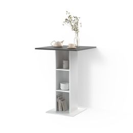 BARTISCH Regusa Anthrazit/Wei&szlig; 75 x 75 cm