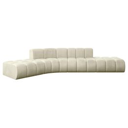 ECKSOFA modulares Sofa Solven-L1 - 380x174x70 cm Beige