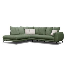 ECKSOFA CALME 5-Sitzer, olive