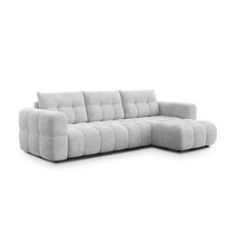 ECKSOFA CLOUDI 4-Sitzer rechts, hellgrau