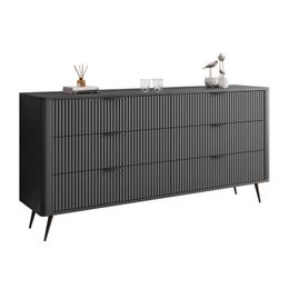 SIDEBOARDS SCARLETT 6S MIT SCHUBLADEN SCHWARZ