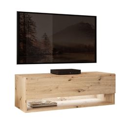 H&Auml;NGESCHRANK TV-M&ouml;bel CALANTE LOFT 90 cm mit LED-Beleuchtung
