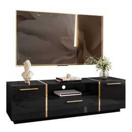 TV-ELEMENT ONYX HOCHGLANZ 158 CM