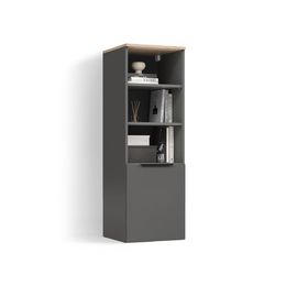 UNIVERSALSCHRANK Piave Anthrazit/Sonoma mit einer T&uuml;r