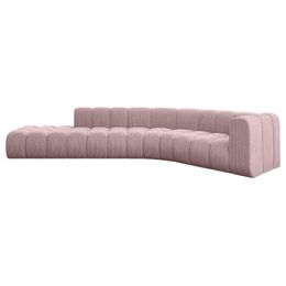 ECKSOFA modulares Sofa Tilmo-L1 - 399x194x70 cm Rosa