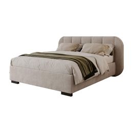 BETT AMARA 140x200 gepolstert mit Stauraum und Lattenrost, Royal Velvet 180