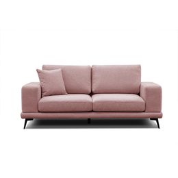 SOFA MEDIOLANE 2,5-Sitzer, hellrot