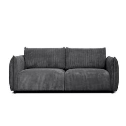 SOFA TAUER 3-Sitzer, dunkelgrau
