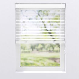 Jalousie PVC-Jal Holz 50mm Wei&szlig; ca. 105x130cm