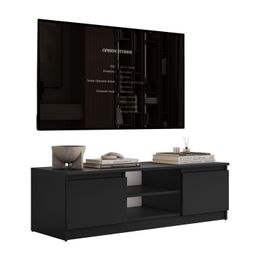 LOWBOARD HANA 120 cm Schwarz matt