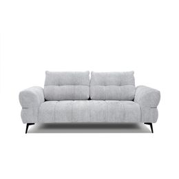 SOFA SALVINI 3-Sitzer, hellgrau