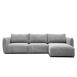 ECKSOFA TAUER 5-Sitzer, hellgrau