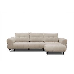 ECKSOFA SALVINI 4-Sitzer, ecru