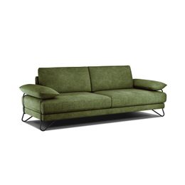 SOFA LORI 3-Sitzer, olivgr&uuml;n
