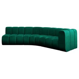 ECKSOFA modulares Sofa Karex-L1 - 308x194x70 cm Gr&uuml;n