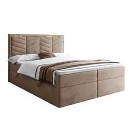 KONTINENTALBETT AURORA 140x200 mit Bettkasten Royal Velvet 176