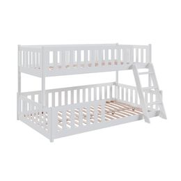 BETT 120/200 L&eacute;ane Wei&szlig;