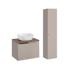BADM&Ouml;BEL 60cm &Eacute;ros 2er-Set Taupe