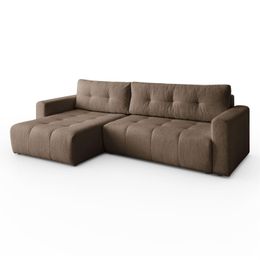 ECKSOFA ASTON mit Schlaffunktion und Bettkasten